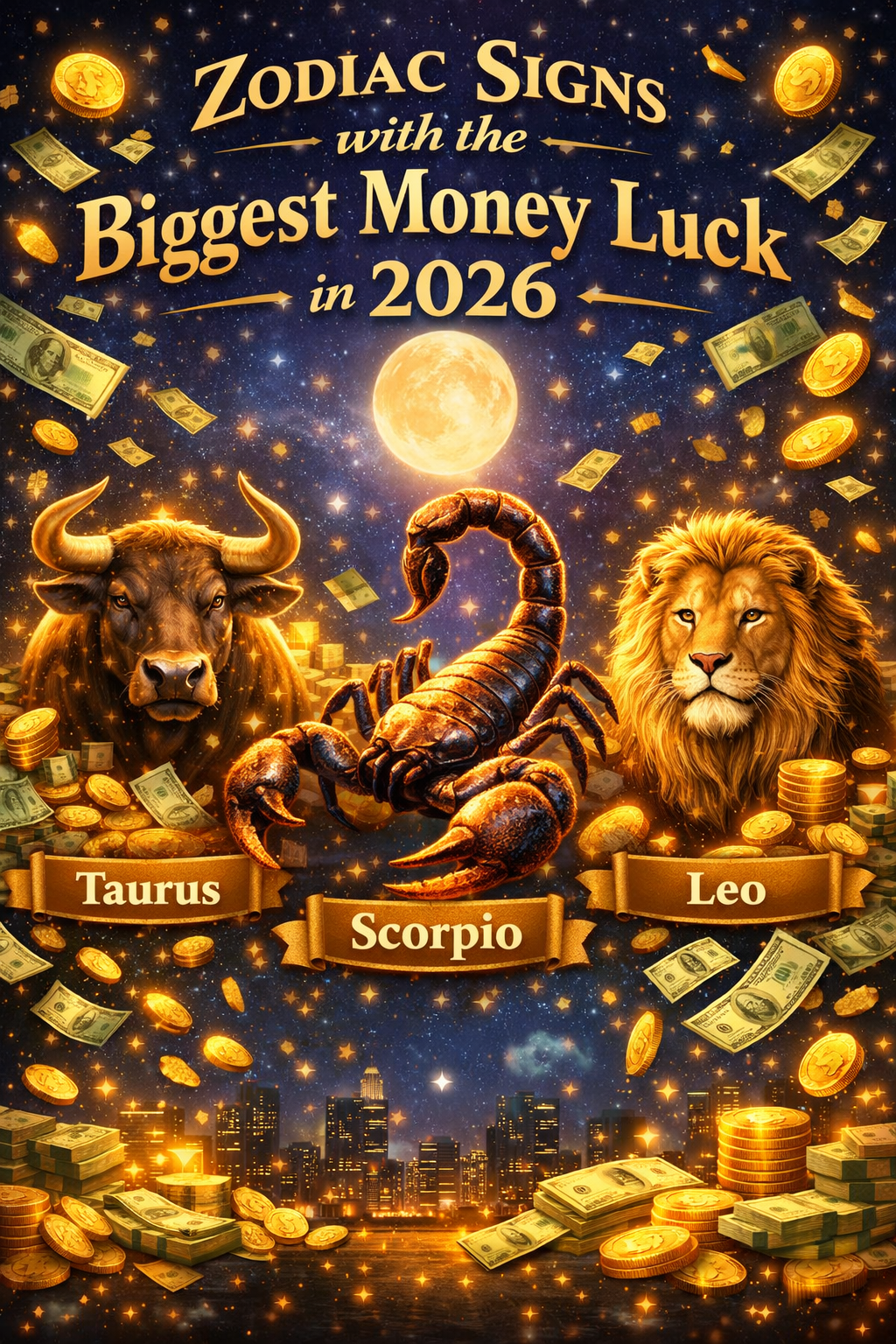 Zodiac Signs with the Biggest Money Luck in 2026 - Jiyofullest