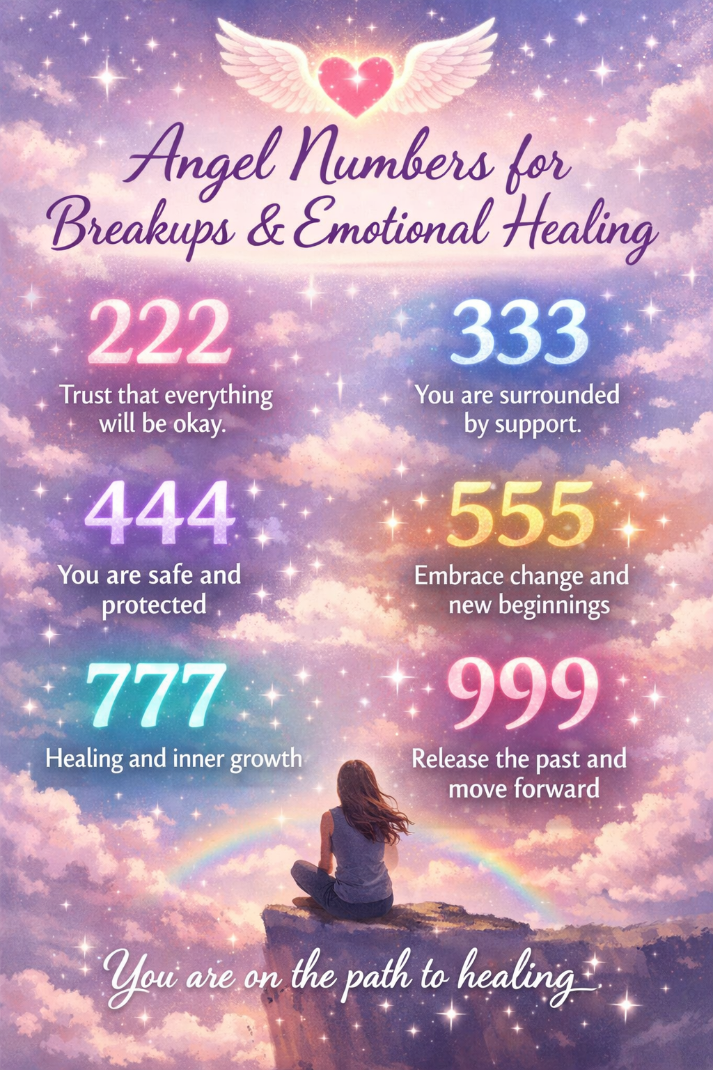 Angel Numbers for Breakups & Emotional Healing - Jiyofullest